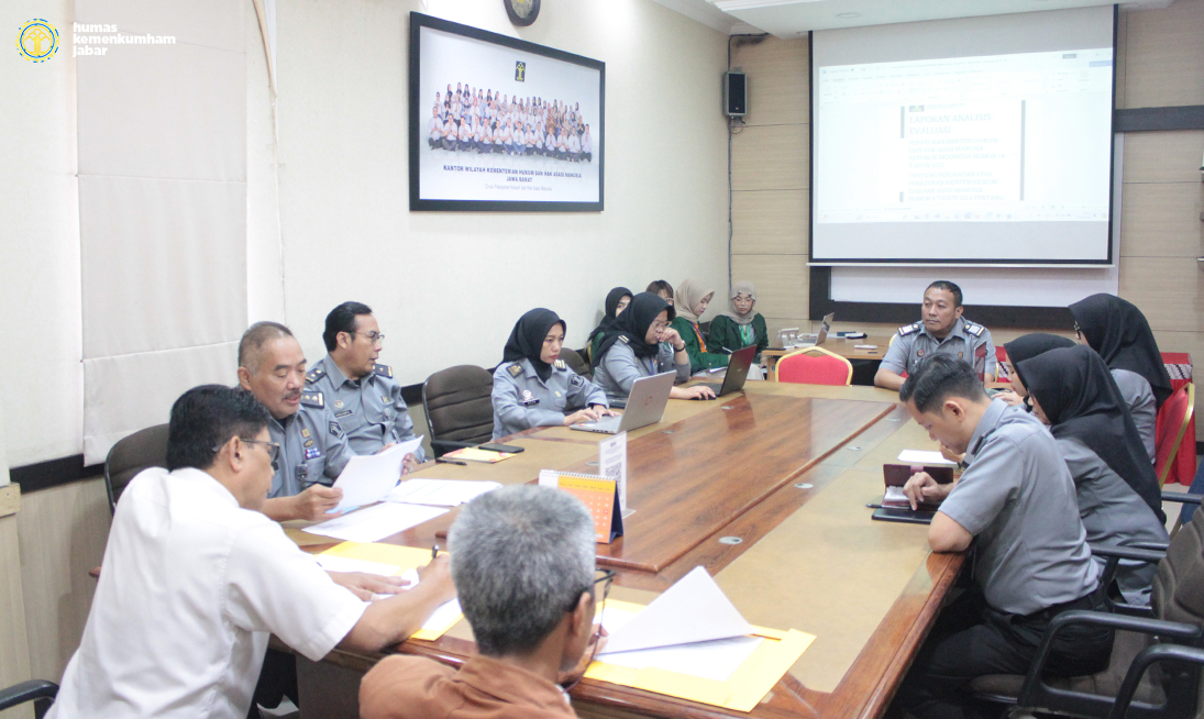 Kemenkumham Jabar Laksanakan Rapat Evaluasi Kebijakan Permenkumham No. 18 Tahun 2022 Tentang ...