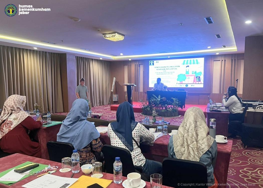 Kemenkumham Jabar Lakukan Sosialisasi Fasilitasi HKI Bagi UMKM Kabupaten Bandung