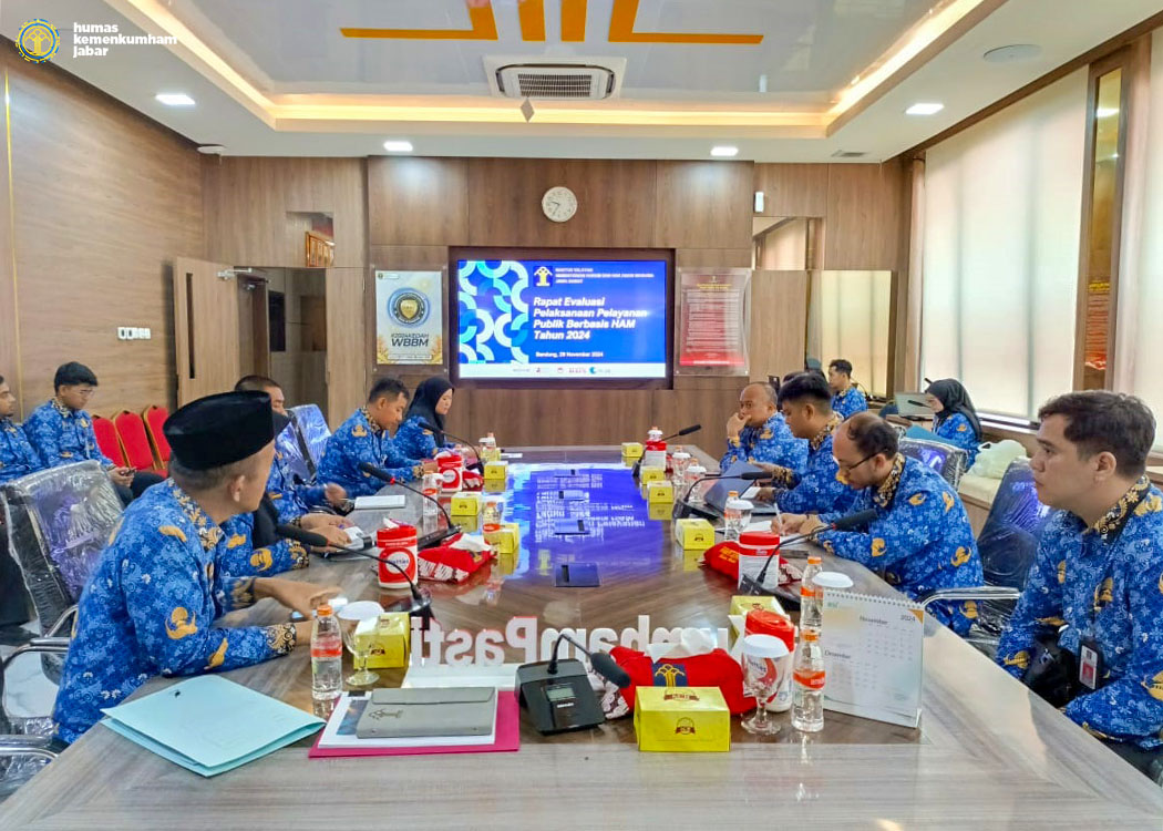 Kemenkumham Jabar Laksanakan Rapat Evaluasi dan Pelaporan Diseminasi dan Penguatan HAM Tahun 2024