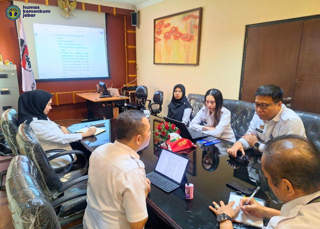 Kemenkum Jabar Gelar Rapat Persiapan Analisis dan Evaluasi Perda Tahun 2025